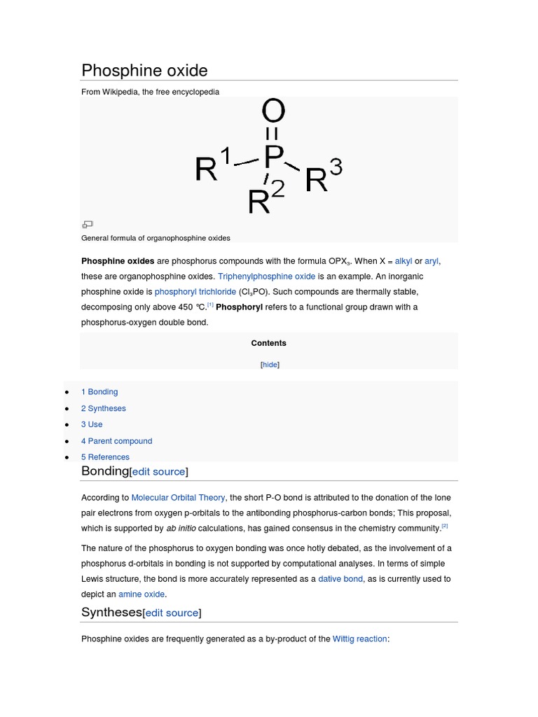 Phosphoryl Functional Group