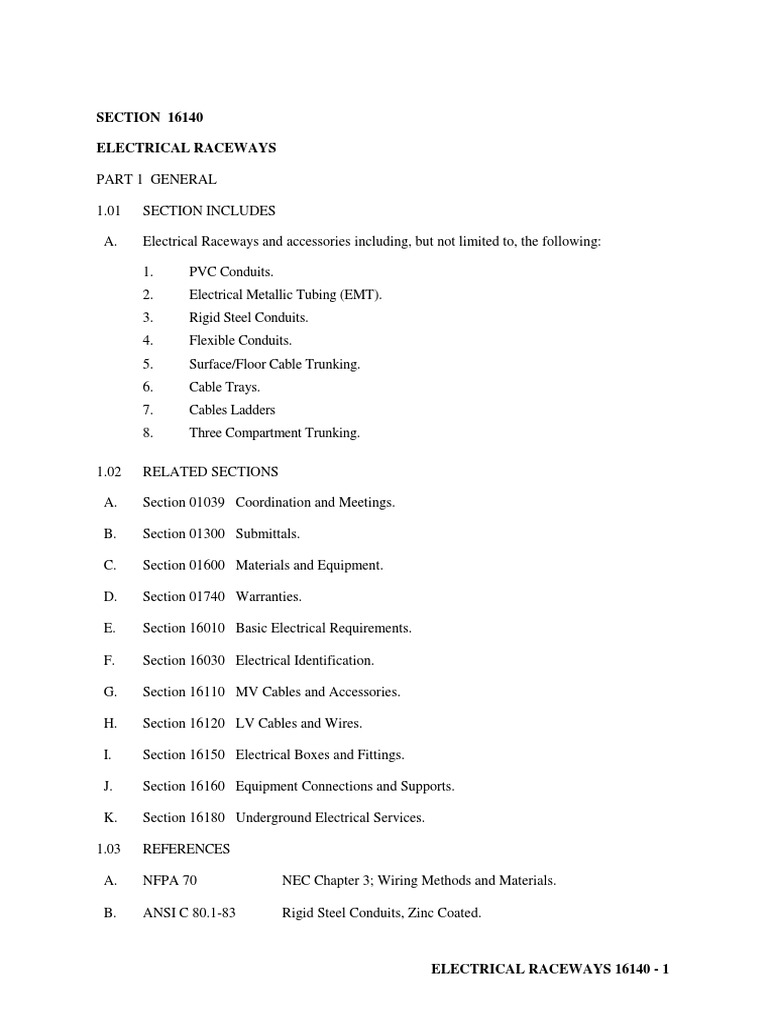 Raceways | PDF | Electrical Wiring | Cable