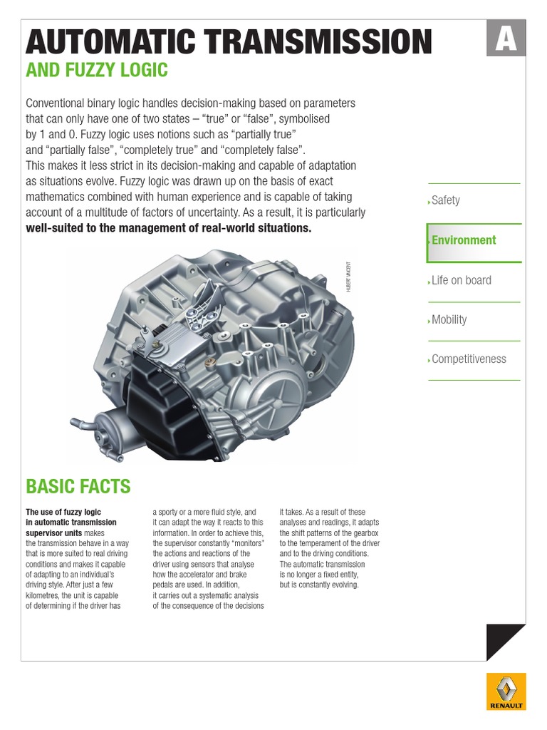 Automatic Transmission | PDF | Fuzzy Logic | Transmission (Mechanics)