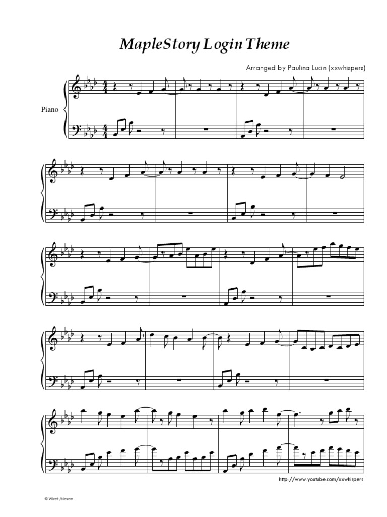 Maplestory Login Theme | PDF