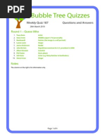 Rude and Funny Pub Quiz Questions | PDF | Beverages | Nature