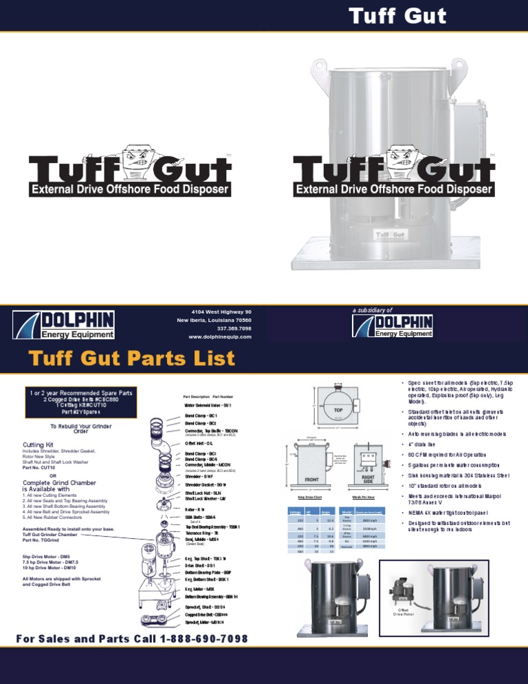 Tuff Gut Brochure 11x17 | PDF | Manufactured Goods | Machines