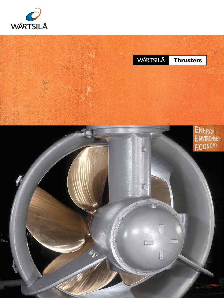 Wartsila O P Steerable Thruster | PDF | Gear | Marine Propulsion