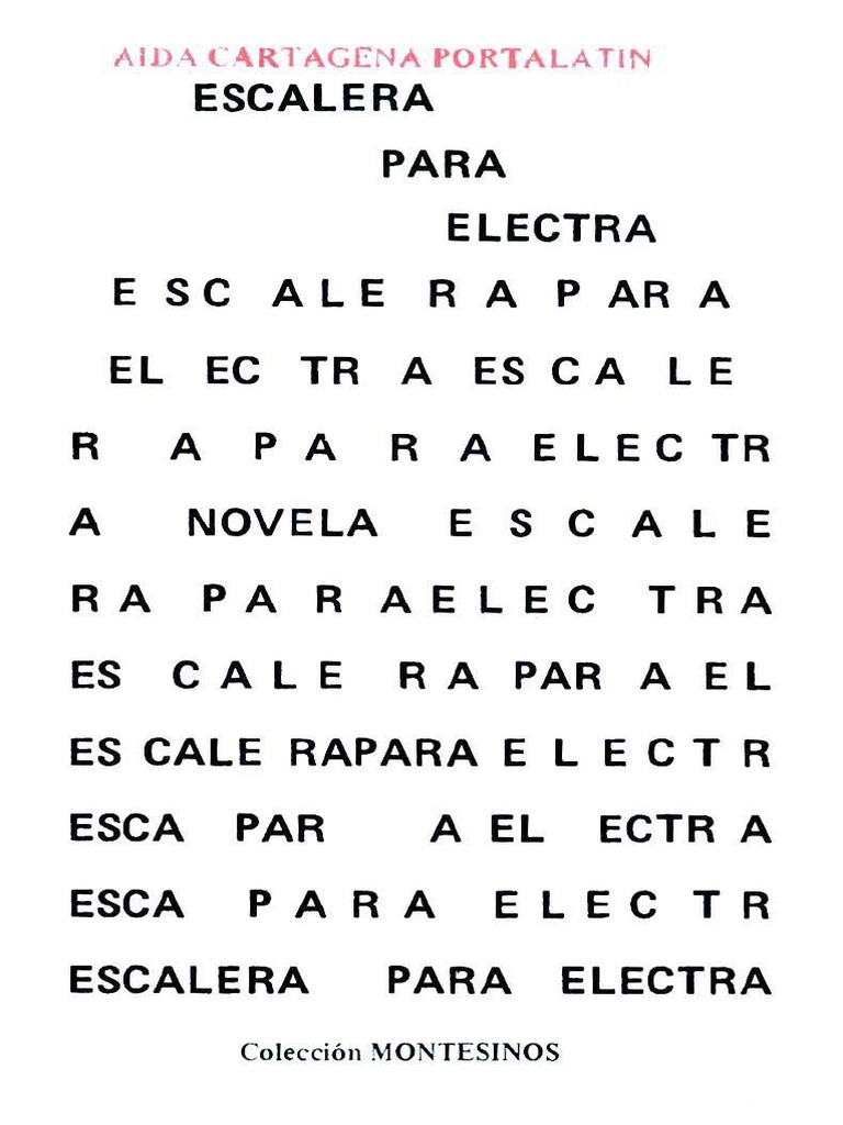 Aída Cartagena Portalatín - Escalera para Electra | PDF | Grecia ...