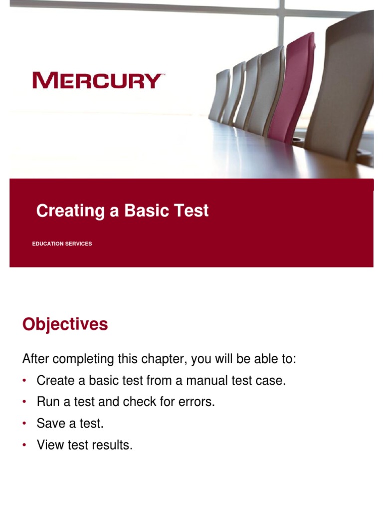 Creating and Running Basic Tests | PDF | Technology & Engineering