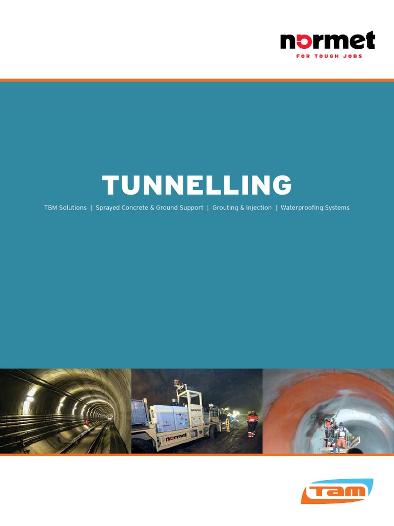 Normet Tunnelling Solutions Overview | PDF | Concrete | Tunnel