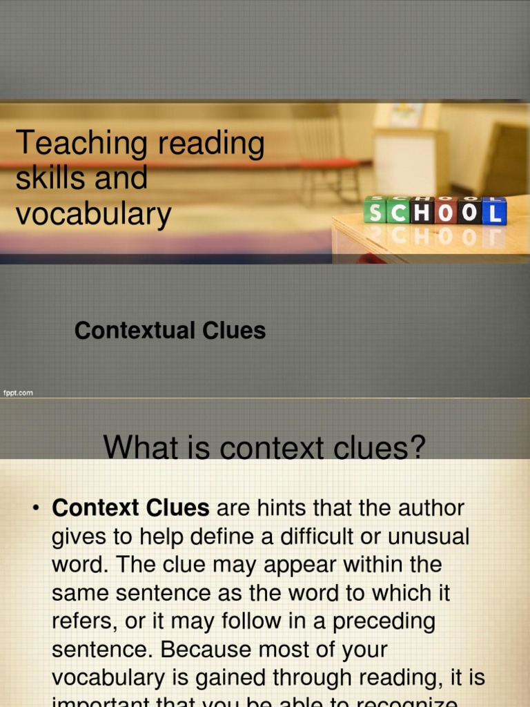 Teaching Context Clues: A Guide to Identifying Unknown Words Through ...
