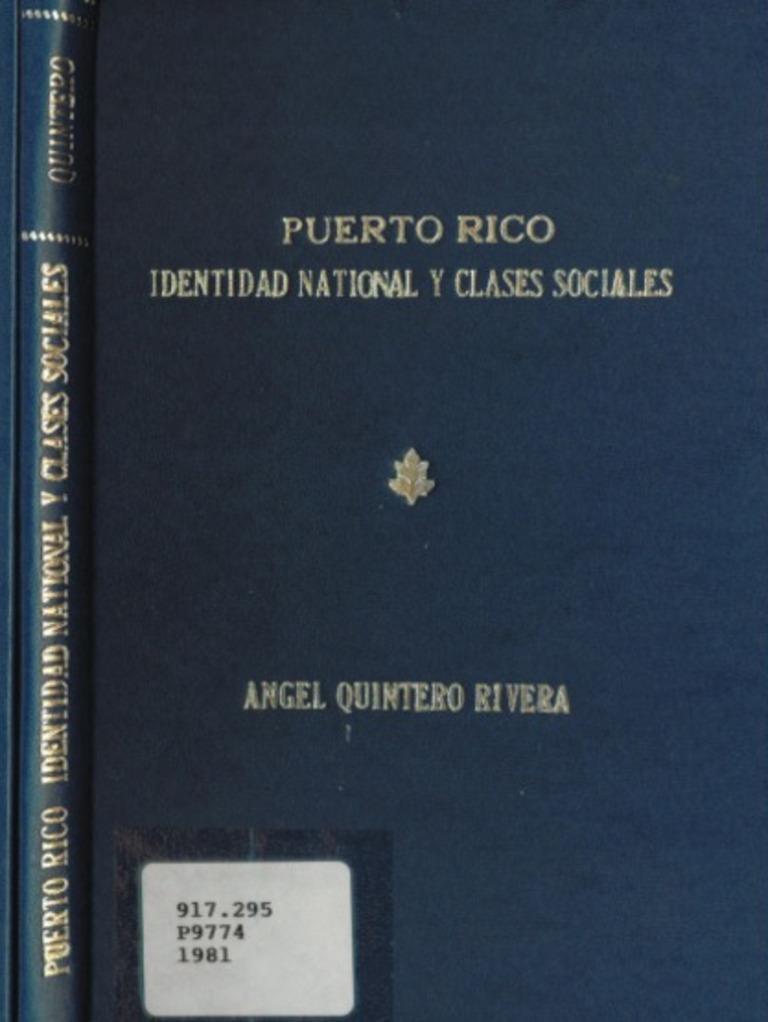 Puerto Rico Identidad Ncional y Clases Sociales | PDF | Puerto Rico ...
