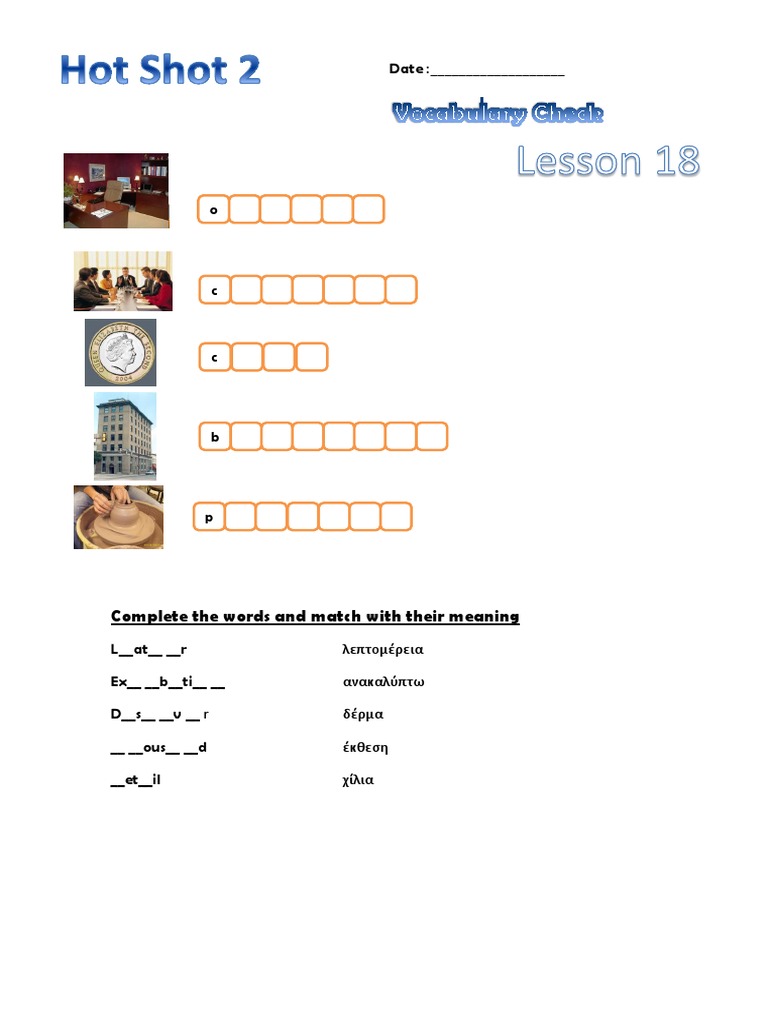 HOT SHOTS 2 - Lesson 18 | PDF
