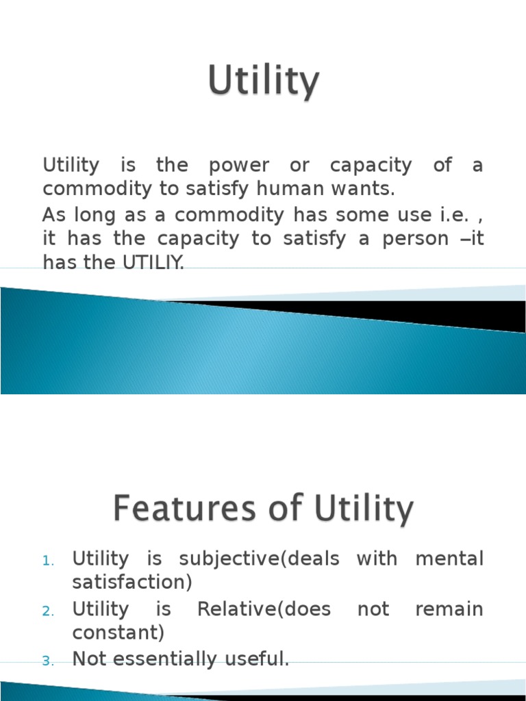 Utility Analysis1 | PDF | Economic Theories | Microeconomics