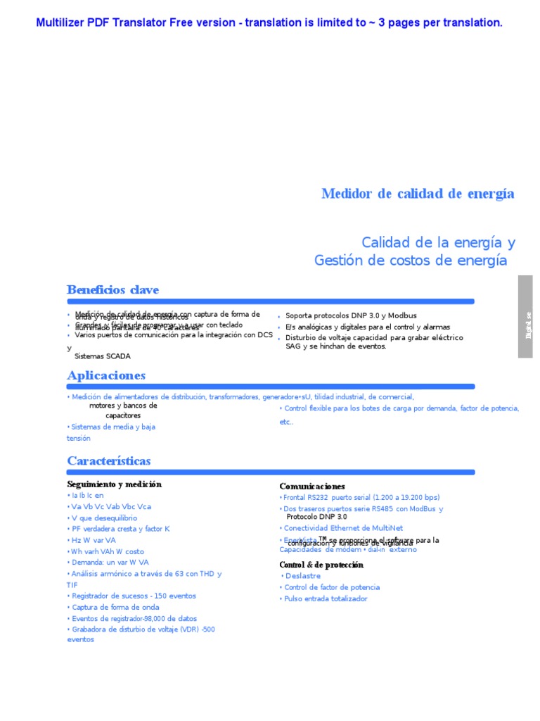 Manual PQM II | PDF | Scada | Energia electrica