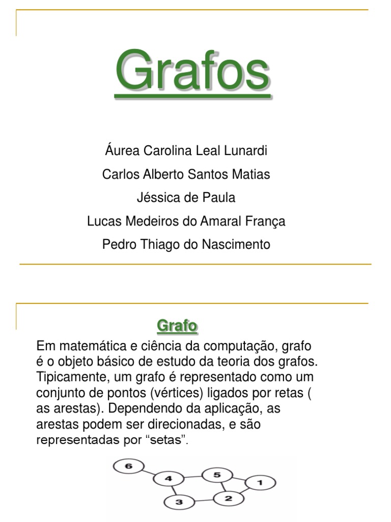 Trabalho Grafos | PDF | Teoria dos Gráficos | Vértice (teoria dos gráficos)