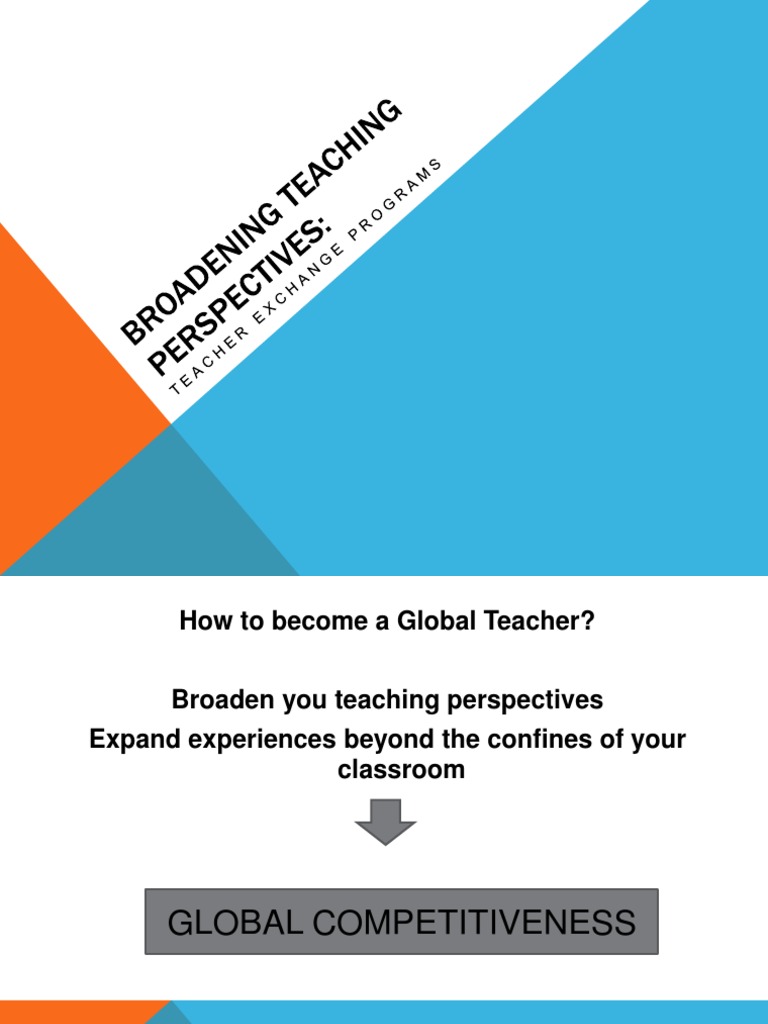 Broadening Teaching Perspectives | PDF | Teachers | Educational Technology