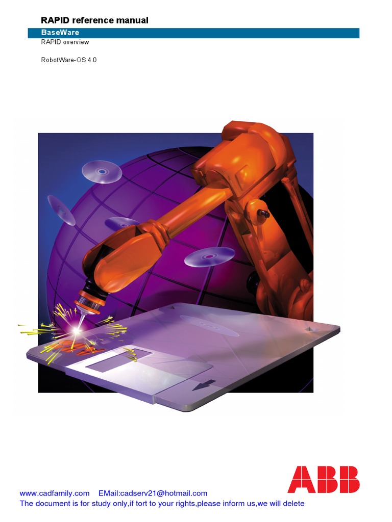 ABB-S4C+Rapid 4 - 0 - 100 | PDF | Subroutine | Input/Output