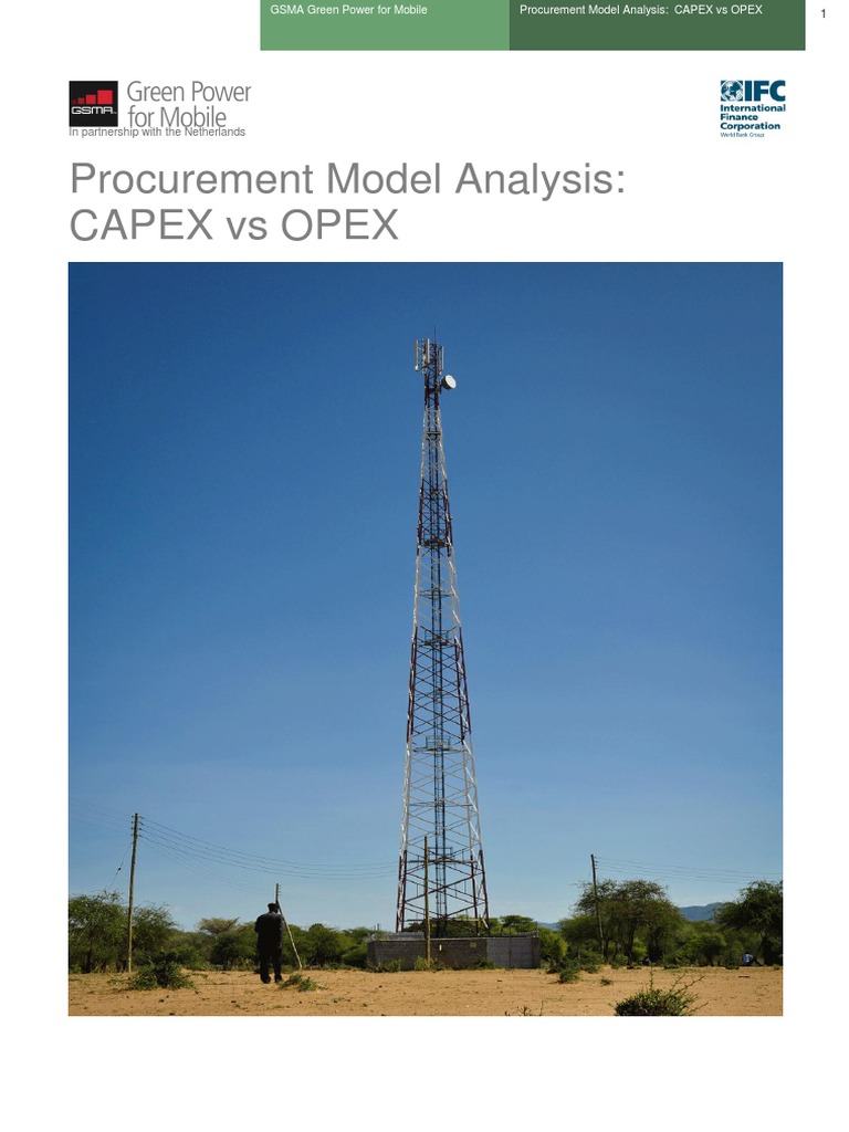 Capex y Opex | Sustainable Energy | Procurement