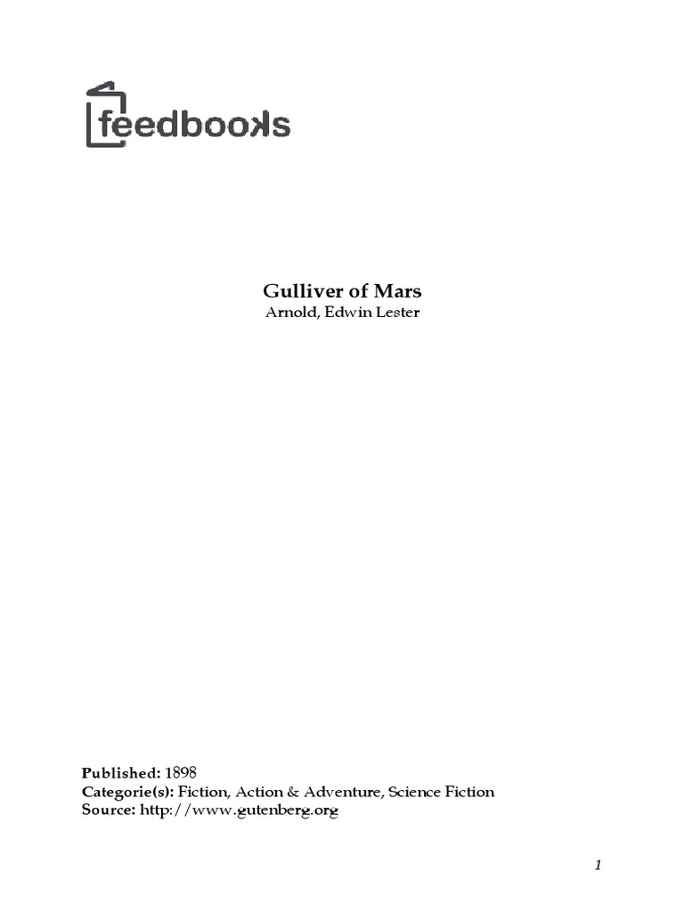 Edwin Lester Arnold - Gulliver of Mars | PDF | Nature