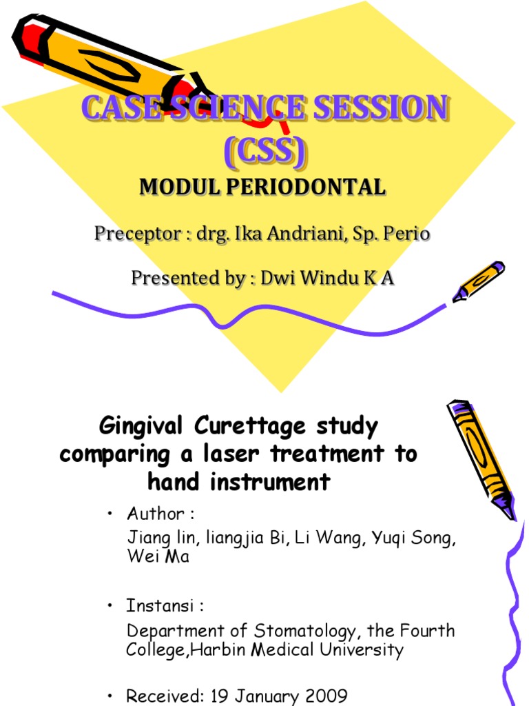 Case Science Session Periodontal | PDF | Dentistry Branches | Mouth