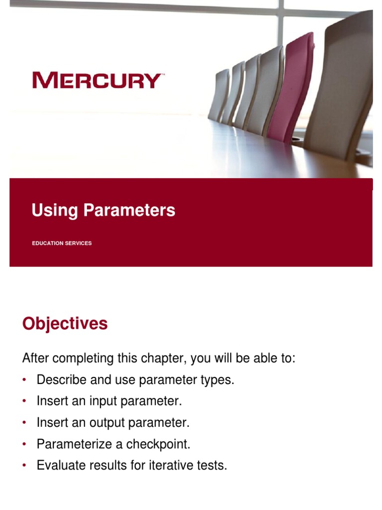Understanding Parameter Types in Testing | PDF