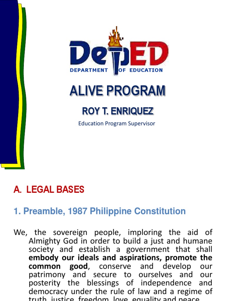 Alive Program-R Xi | PDF | Curriculum | Primary Education