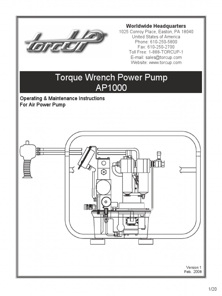 TorcUP Manual AP1000 | PDF | Toxicity | Dangerous Goods