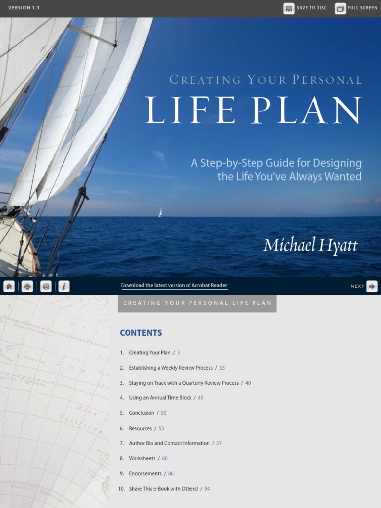 Creating Your Personal Life Plan PDF | Download Free PDF | Wellness ...