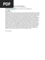 Filipino (Dula Dulaan) | PDF