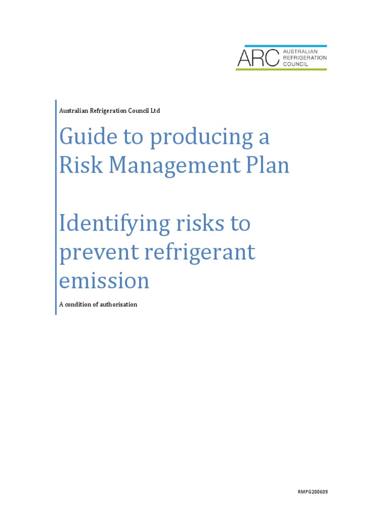RAC Risk Management Guide 19.06 | PDF | Risk Management | Leak