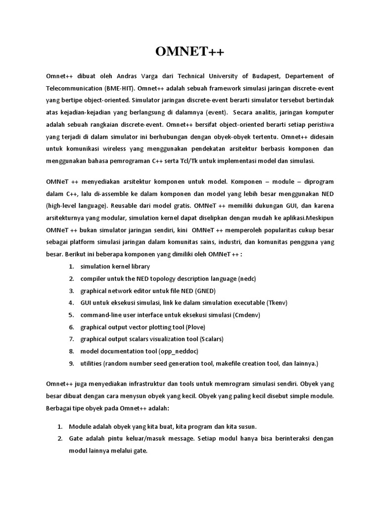 Omnet | PDF