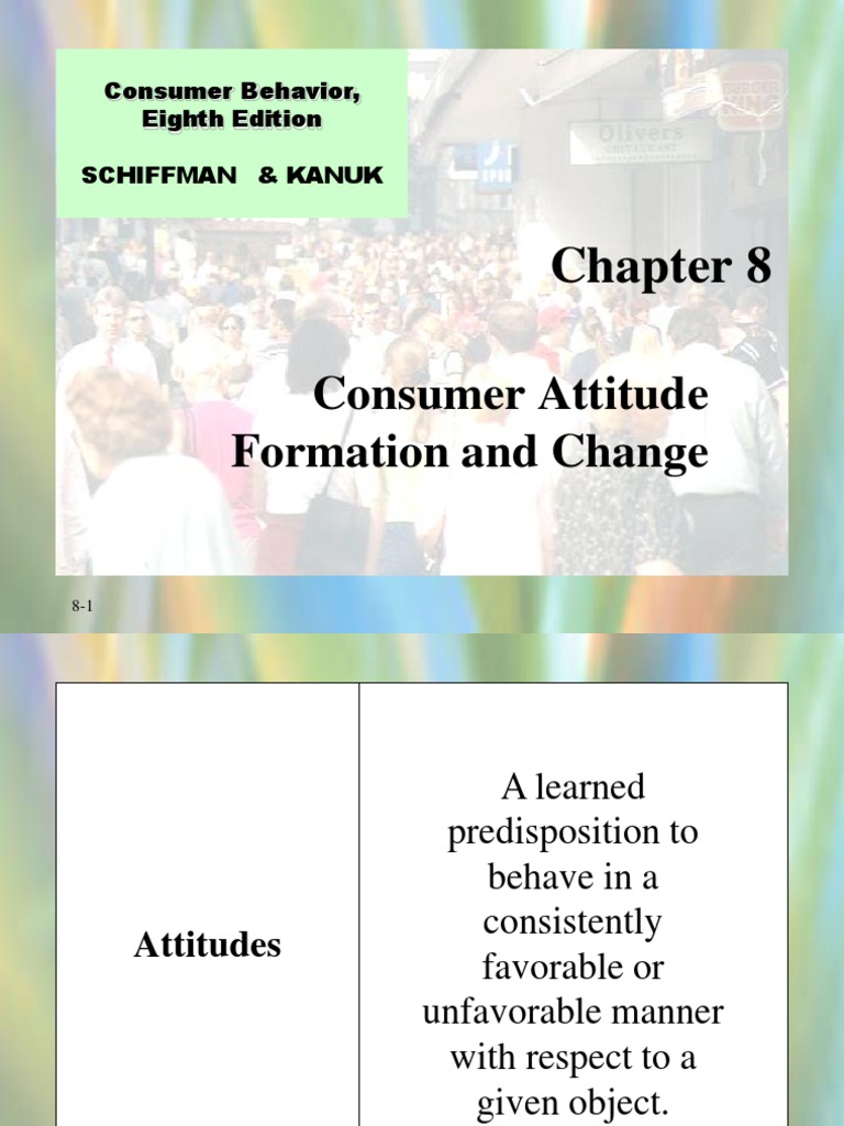 Consumer Attitude Formation and Change | PDF | Attitude (Psychology ...