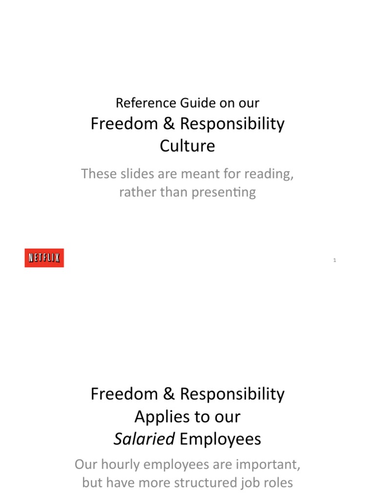 Netflix Culture | PDF