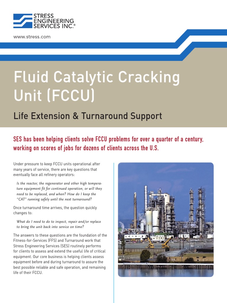 SES - Fluid Catalytic Cracking Unit | Creep (Deformation) | Engineering