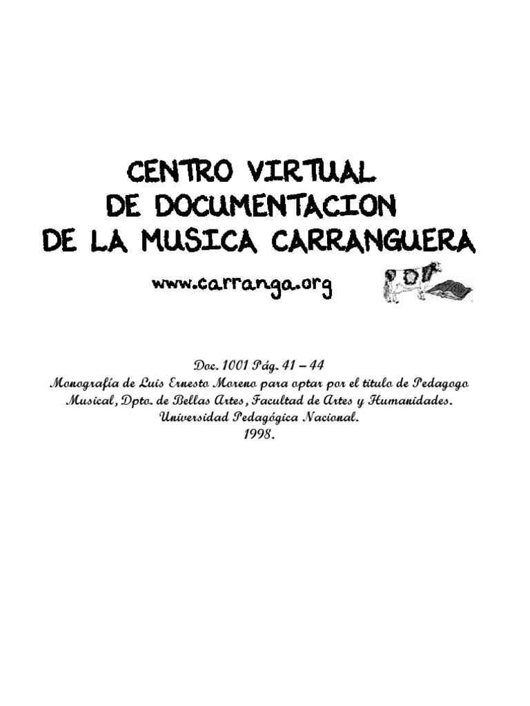 Carranguero, Carrango. | PDF