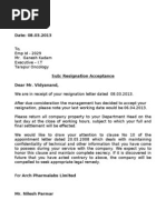 Final Settlement Payment Notification | PDF