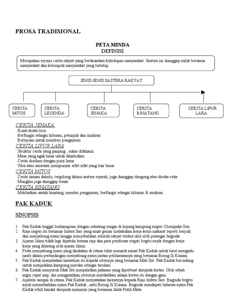 Prosa Tradisional | PDF