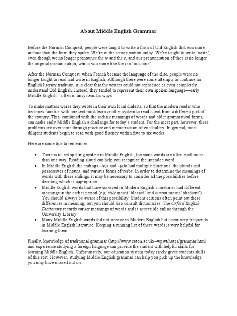 Me Grammar | PDF | English Language | Thou