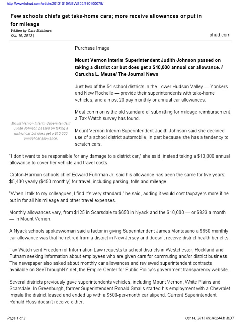 Mount Vernon School Chief Judith Johnson Is A Crook | PDF | Adequate ...