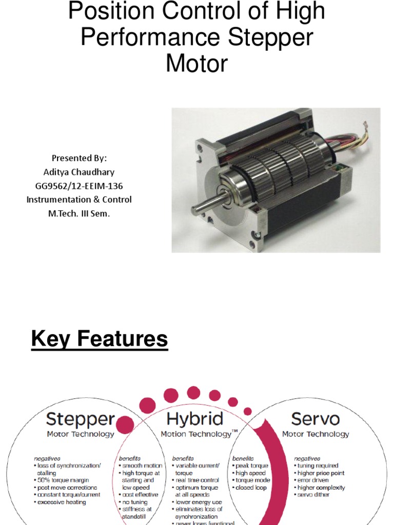Position Control of Hybrid Stepper Motor | PDF | Electric Motor ...