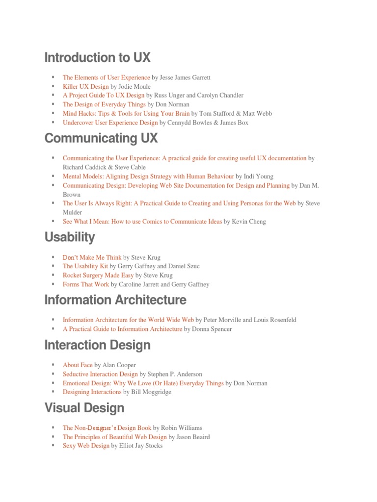 UX Ref PDF | PDF | Usability | Human Communication
