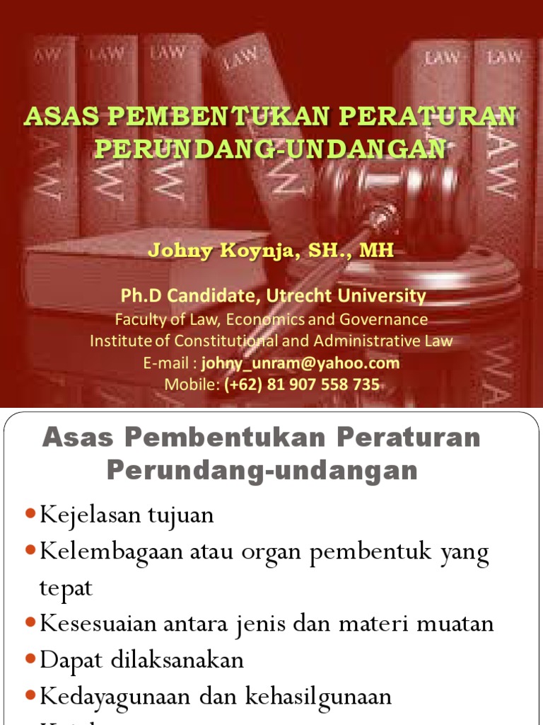 Asas Dalam Pembentukan Peraturan Perundang Undangan Homecare24 