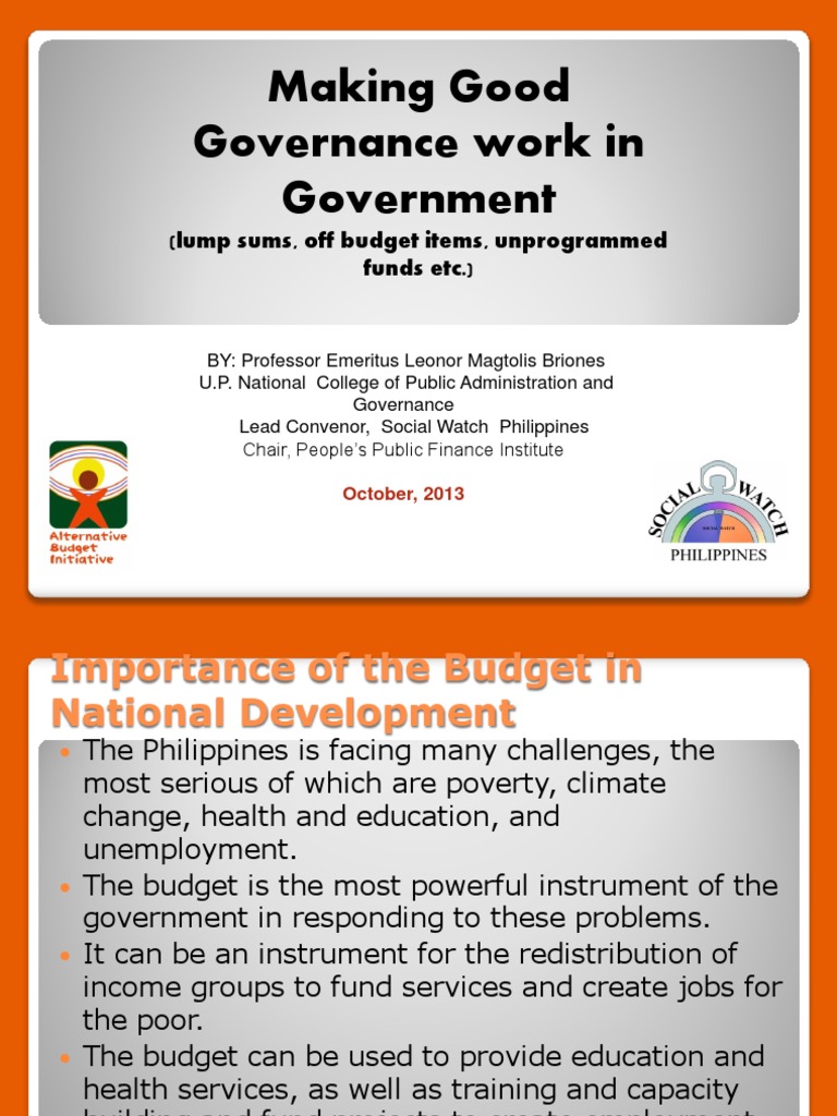 Budget Governance in the Philippines | PDF | Public Finance | Governance