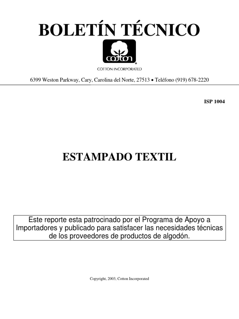 Guia Resumen Del Estampado Textil | PDF | Pigmento | Tinta