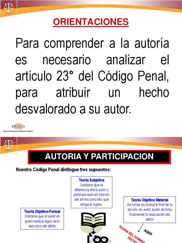 05 La Autoria y Participacion05 | PDF
