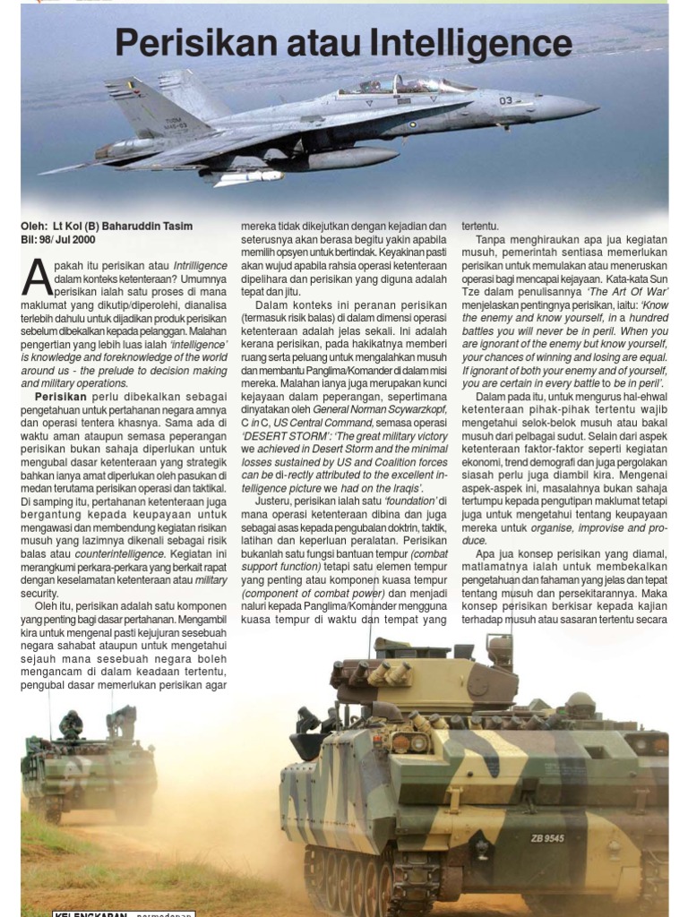 Perisikan Atau Intelligence | PDF