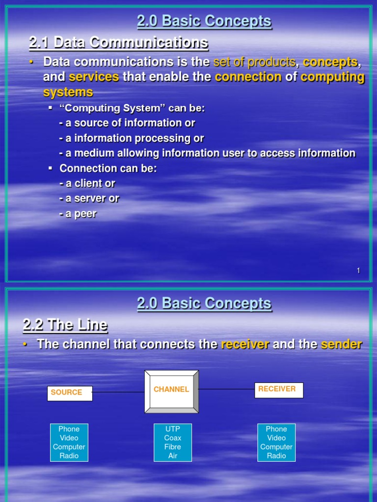 Data Communications Basics Explained | PDF | Modulation | Duplex ...