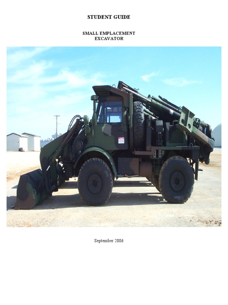 2006 US Army StudentGuides SEE Student Guide 43p | PDF | Tractor | Clutch