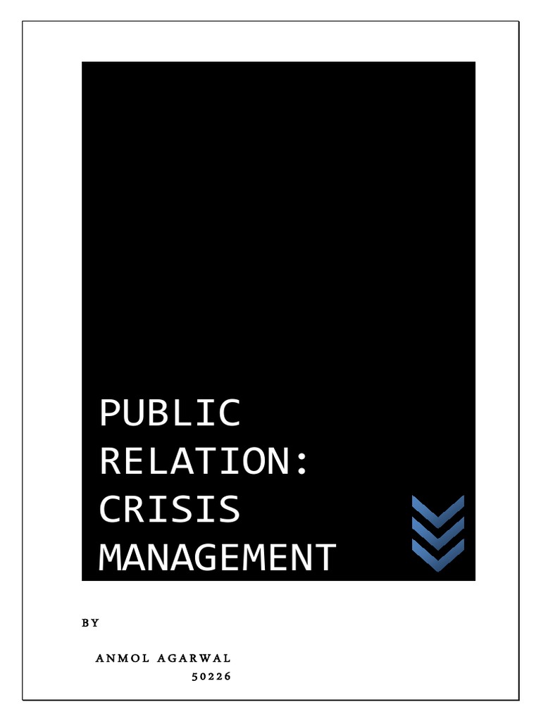 Crisis Management | PDF | Crisis Management | Public Relations