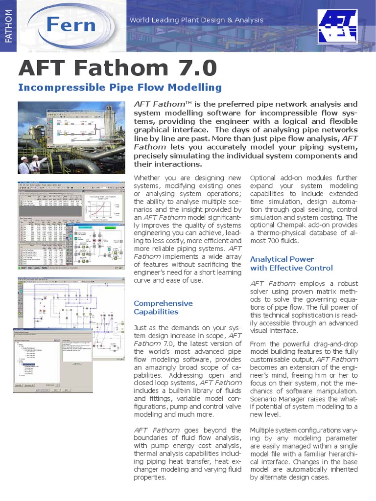 AFT Fathom | PDF | Fluid Dynamics | Pump