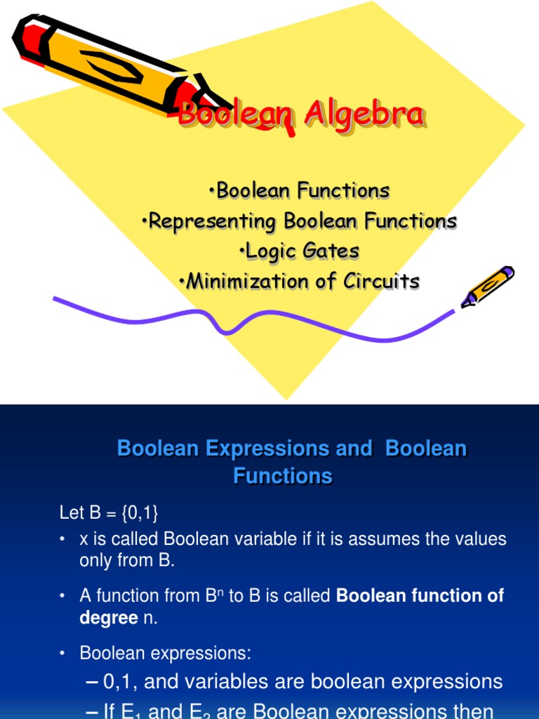 Boolean Boolean Algebra Theory Of Computation Free 30 Day Trial Scribd