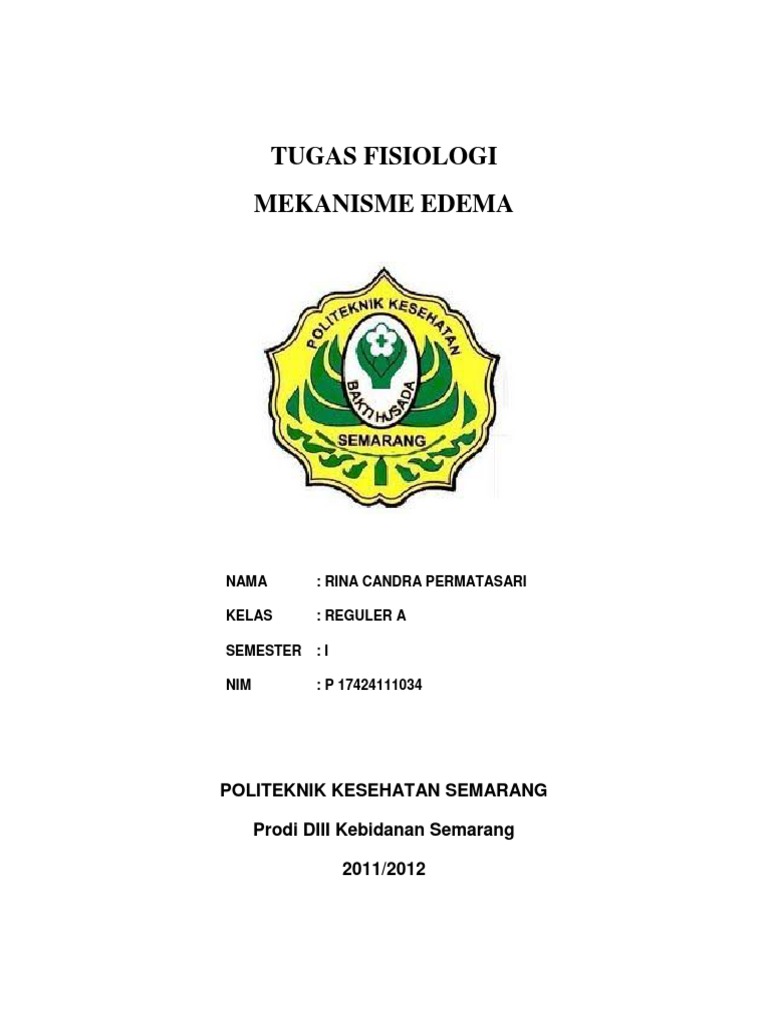 Mekanisme Terjadinya Edema | PDF | Perjalanan