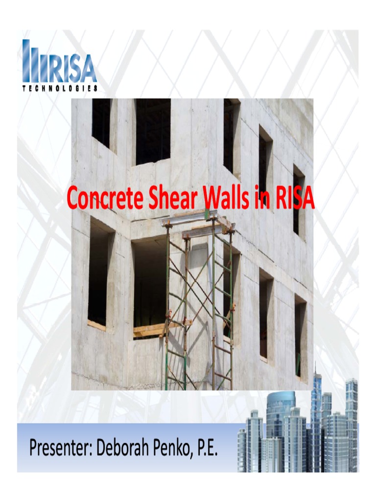 Concrete Shear Wall Presentation | Beam (Structure) | Concrete